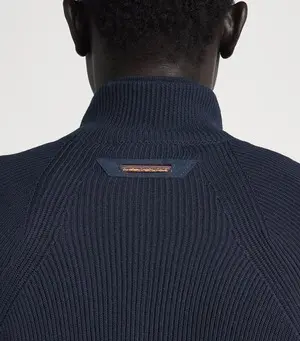 Sease Virgin Wool-shell Bomber Jacket