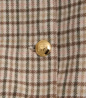 BLAZÉ MILANO Virgin Wool-cashmere Check Altai Jacket