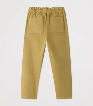 Bonpoint Cotton Straight Leg Trousers