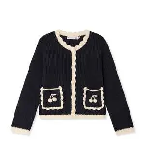 Bonpoint Wool-cotton Maryls Cardigan