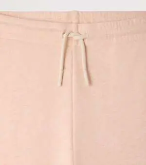 Bonpoint Organic Cotton Sweatpants With Embroidered Cherry Detail