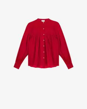 ETOILE PLALIA BLOUSE Red