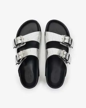 Isabel Marant Étoile LENNYO SANDALS Silver