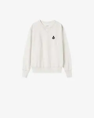 Isabel Marant Étoile Mike Cotton Crewneck Sweatshirt - Ecru