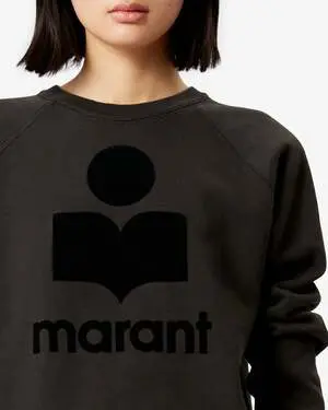 ETOILE Milly Cotton-blend Sweatshirt - Black