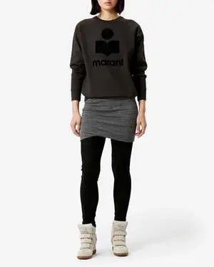 ETOILE Milly Cotton-blend Sweatshirt - Black