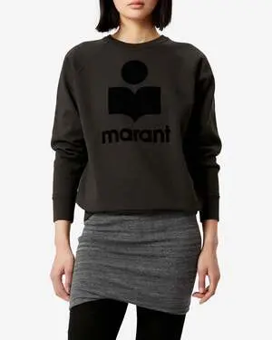 ETOILE Milly Cotton-blend Sweatshirt - Black