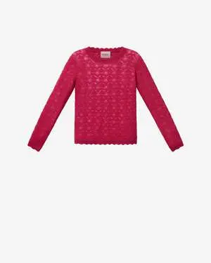 ETOILE LEONETTE SWEATER Fuchsia