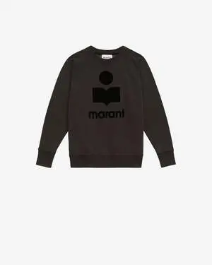 ETOILE Cotton Sweatshirt With Logo - Black