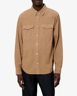 Isabel Marant Étoile Vasco Shirt - Camel
