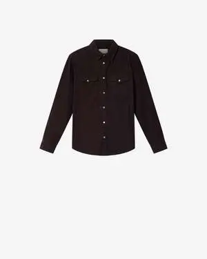 Isabel Marant Étoile Vasco Shirt - Coffee
