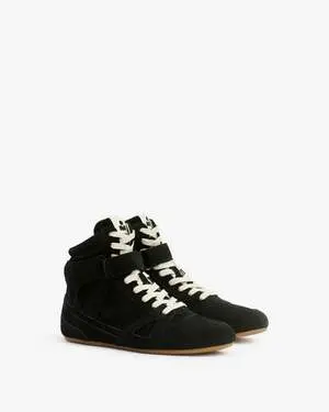 Isabel Marant Étoile Senny High-top Suede Sneakers - Black