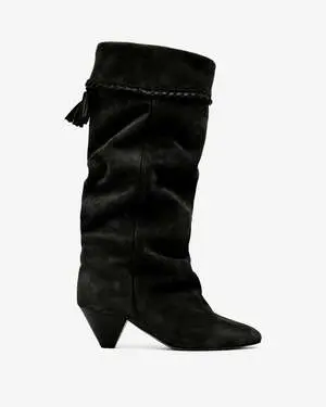 Isabel Marant Étoile Elita Suede Boots - Black