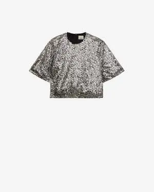 Isabel Marant Étoile Helga Top - Silver
