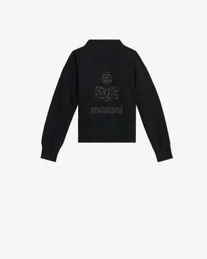 ETOILE Moby Glitter Sweatshirt - Black