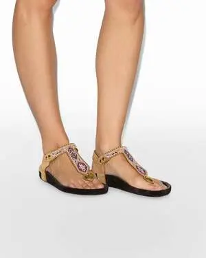Isabel Marant Étoile Enore Sandals - Cognac