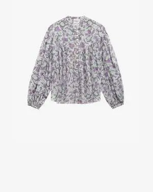 ETOILE Salika Blouse - Ecru-lilac
