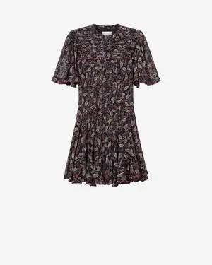 ETOILE Daynia Dress - Black/raspberry