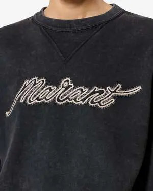 ETOILE Cotton Fleece Sweatshirt - Black