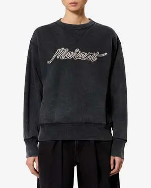 ETOILE Cotton Fleece Sweatshirt - Black