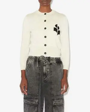 ETOILE Cotton And Wool Knit Cardigan