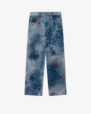 Tie & Dye Jeans For Men