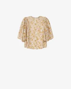 ETOILE Floma Top - Light Yellow-ecru