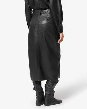 ETOILE Nilauria Faux-leather Skirt