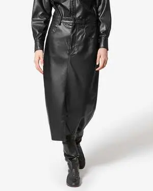 ETOILE Nilauria Faux-leather Skirt