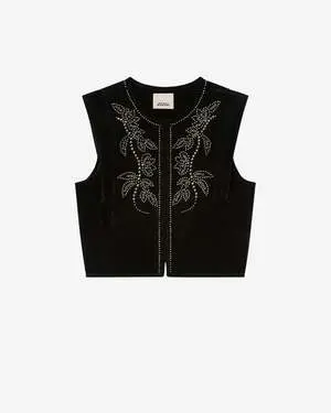 Isabel Marant Étoile Poppy Vest - Black