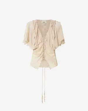 Isabel Marant Étoile THANAIS BLOUSE Ecru