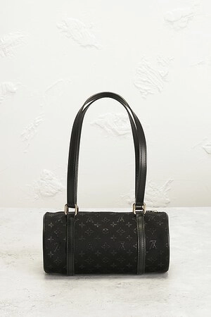 LOUIS VUITTON Satin Little Papillon Handbag