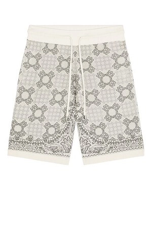 Amiri Ma Quad Check Mesh Knit Short