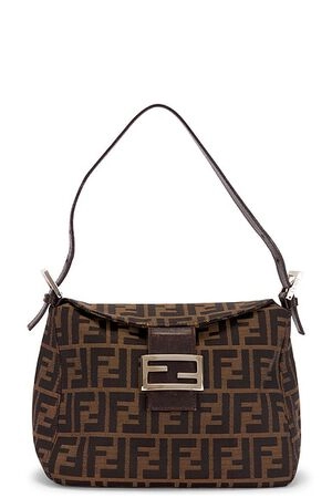 Fendi Zucca Shoulder Bag - Brown