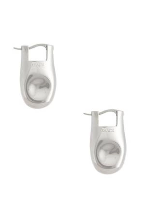 Khaite Keefe Resin Earrings - Silver