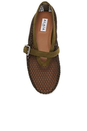 Alaïa Alaϊa La Ballerine Fishnet Flat