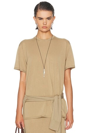 TOTEME Tee Knit Top - Desert