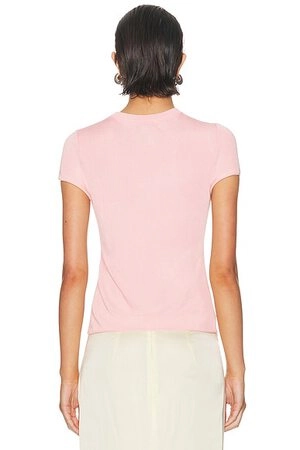 L'academie Kiersey Knit T-shirt - Light Pink