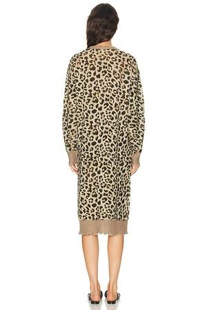 R13 Printed Long Cardigan