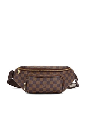LOUIS VUITTON Damier Ebene Melville Bum Bag
