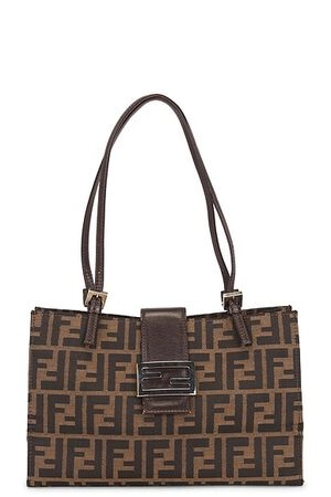 Fendi Zucca Tote Bag - Brown