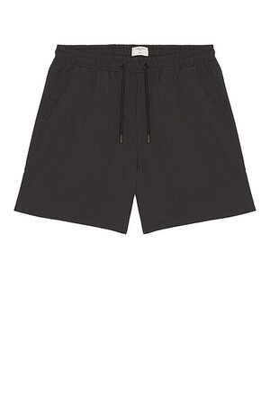 PERCIVAL Rowan Seersucker Swim Shorts - Navy