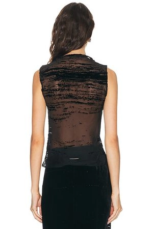 GRACE LING Glitch Boatneck Top