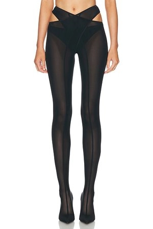 Attico Cheopissima Thigh High Boot - Black