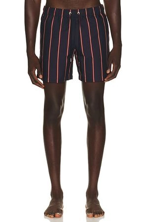 Moncler Stripe Swim Short - Navy