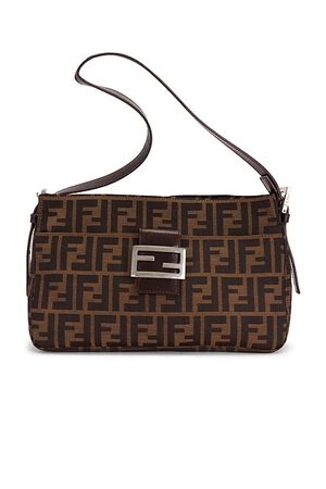 Fendi Zucca Shoulder Bag - Brown