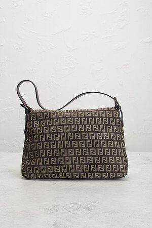 Fendi Zucchino Mama Baguette Shoulder Bag