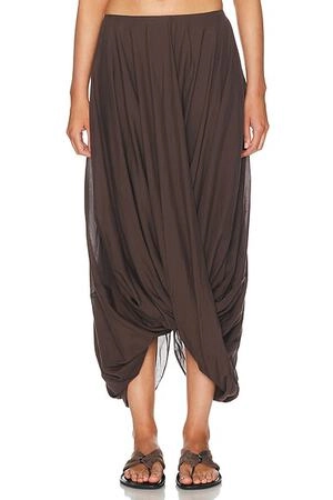 TOTEME Cocoon Skirt - Walnut