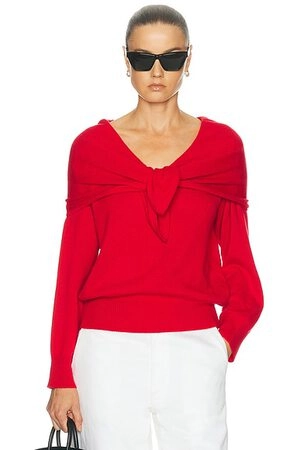 Tove Malia Cashmere Jumper Sweater - Red