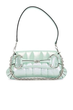 Gucci Horsebit Clutch - Silver